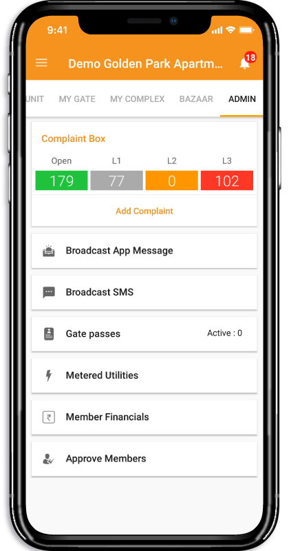 Apartment Helpdesk Management - ApnaComplex